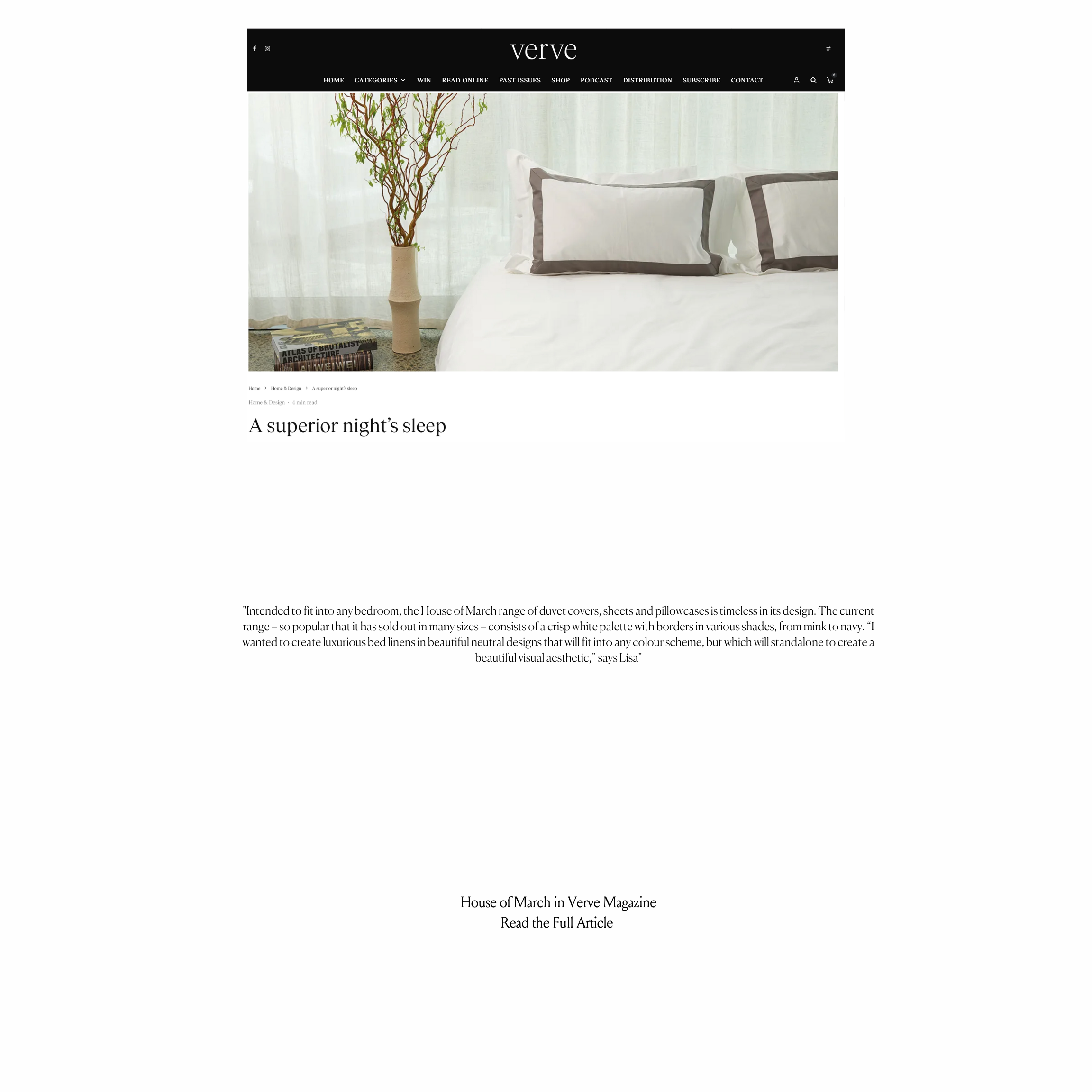 House of March in Verve magazine